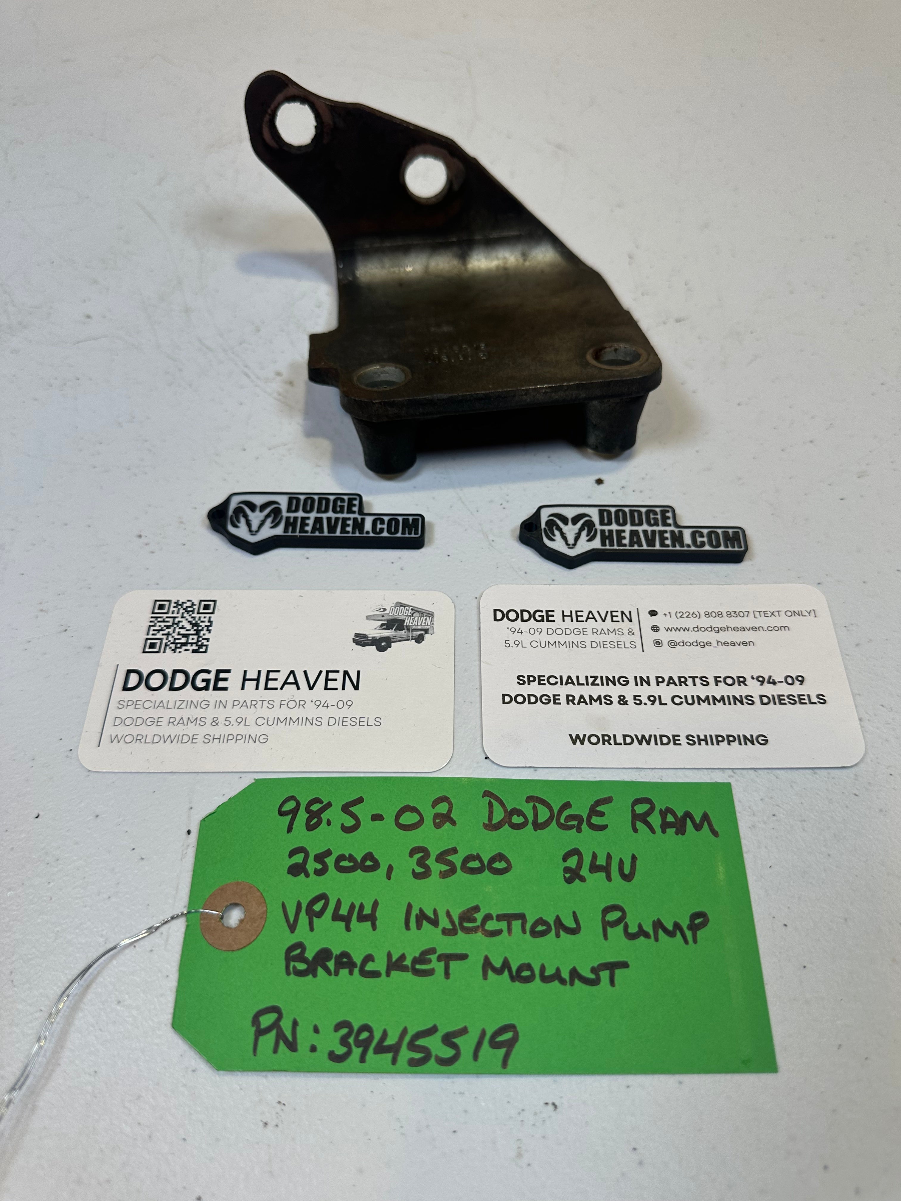 1999-2002 Dodge Ram 2500 3500 5.9L 24V VP44 Fuel Injection Pump Bracke