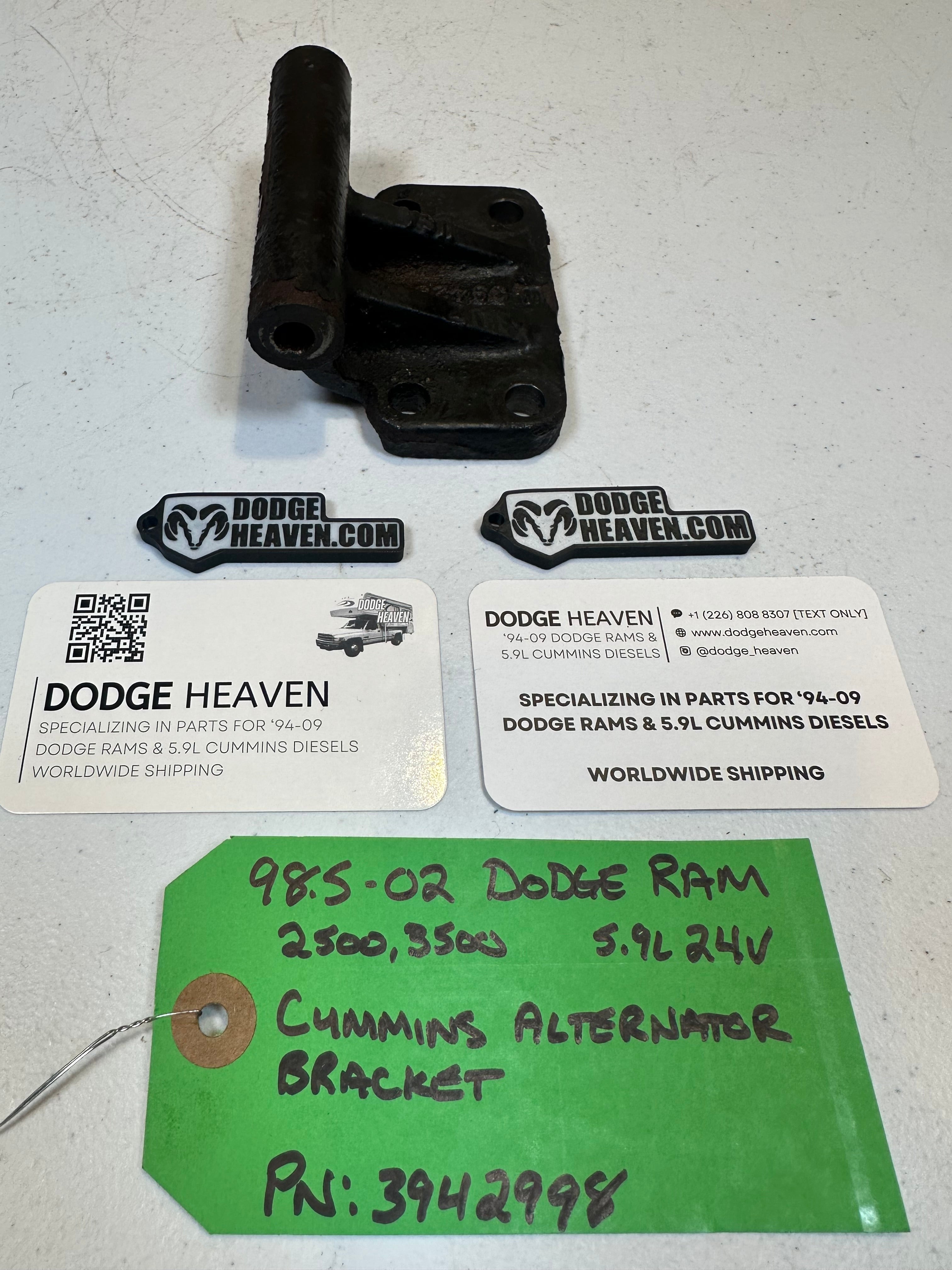 1998.5-2002 Dodge Ram 2500 3500 5.9L 24V Cummins Alternator Bracket (O