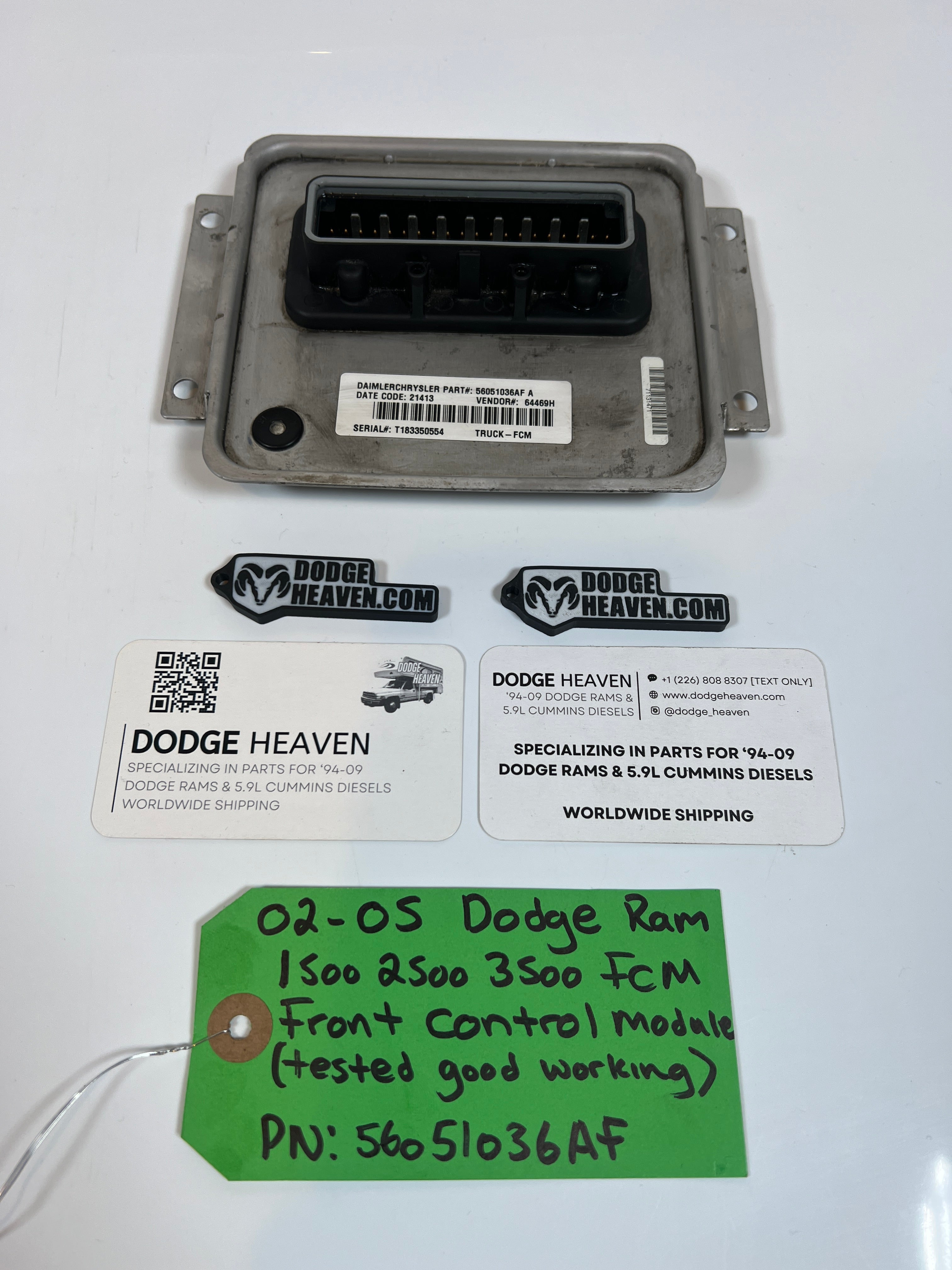 2002-2005 Dodge Ram 1500 2500 3500 FCM Front Control Module