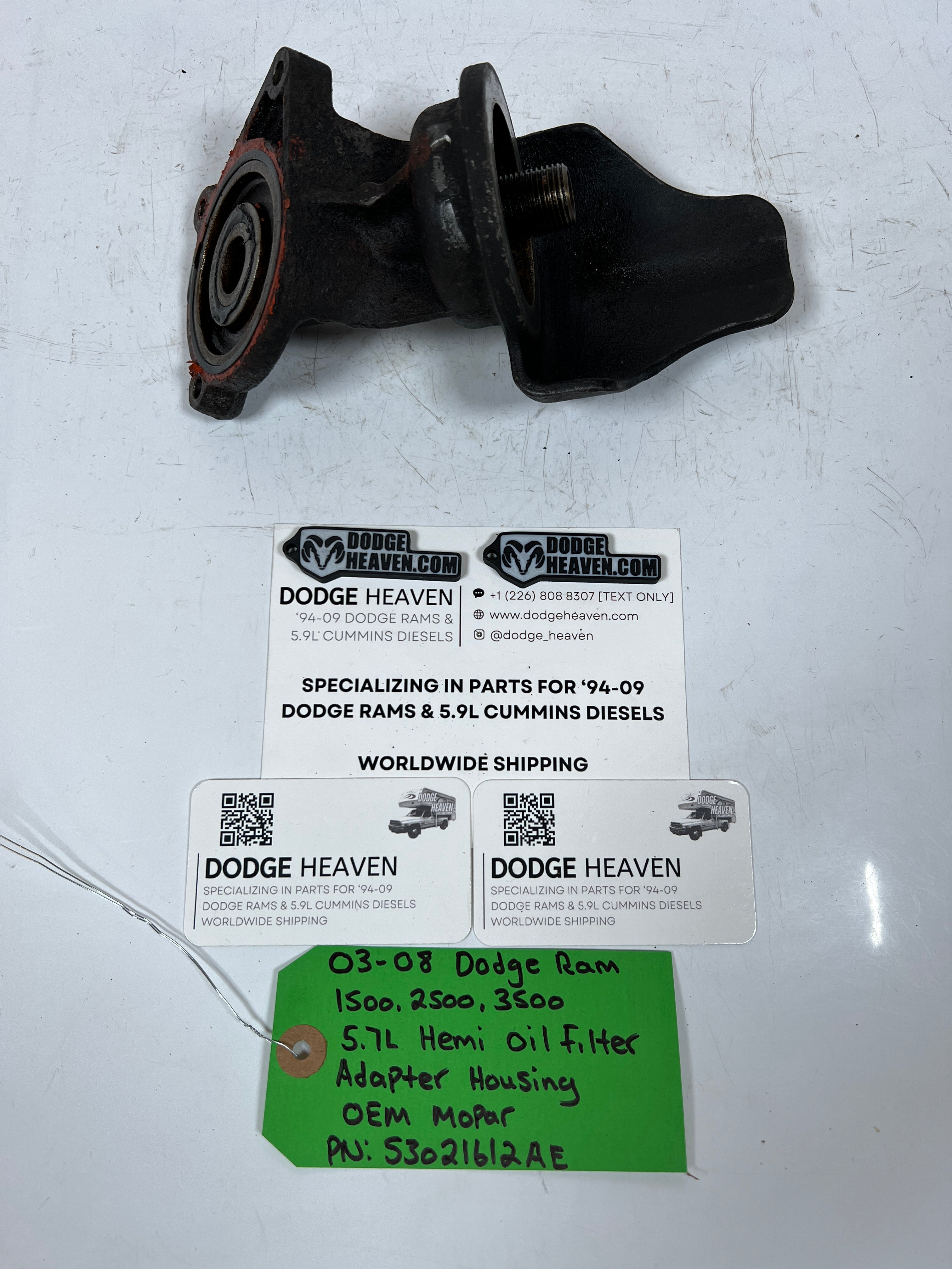 2003-2008 Dodge Ram 5.7L hemi Oil Filter Adapter Housing