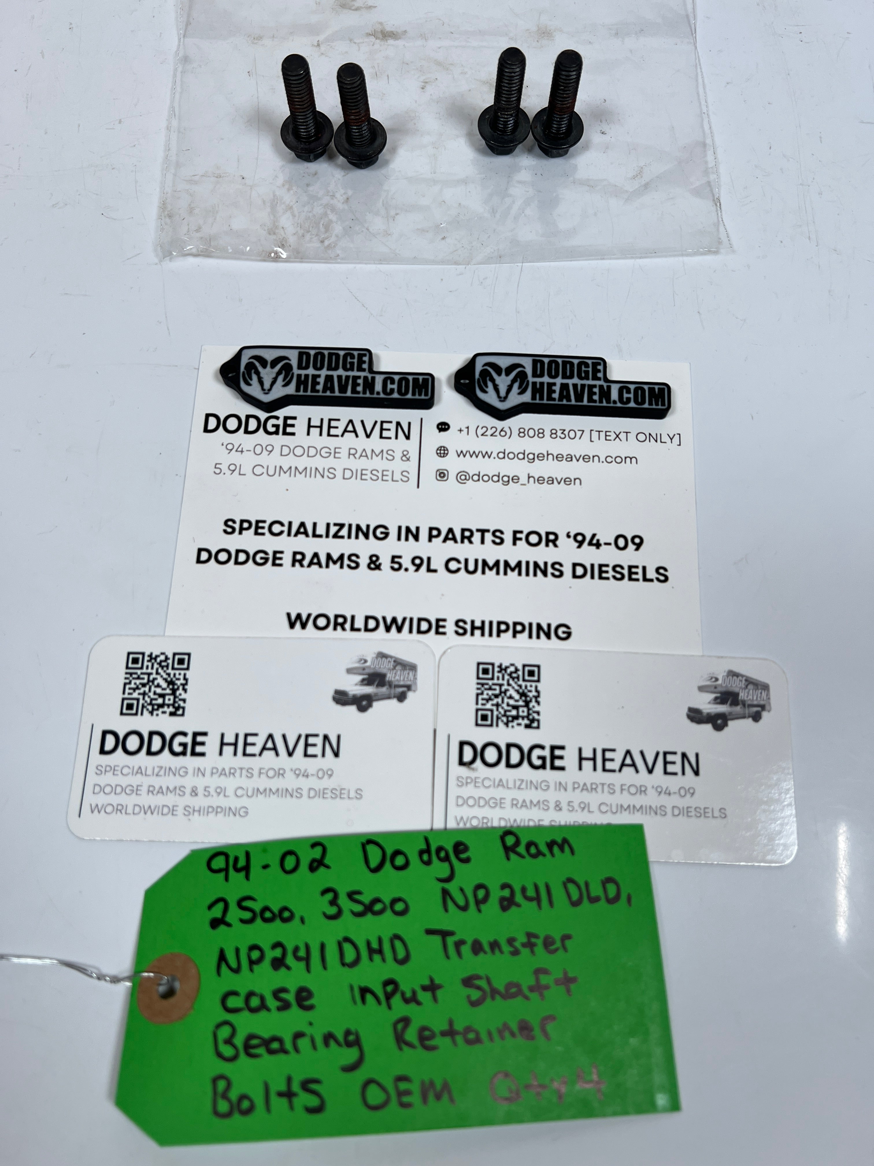 1994-2002 Dodge Ram 241DLD DHD Transfer Case Input Shaft Bearing Retai