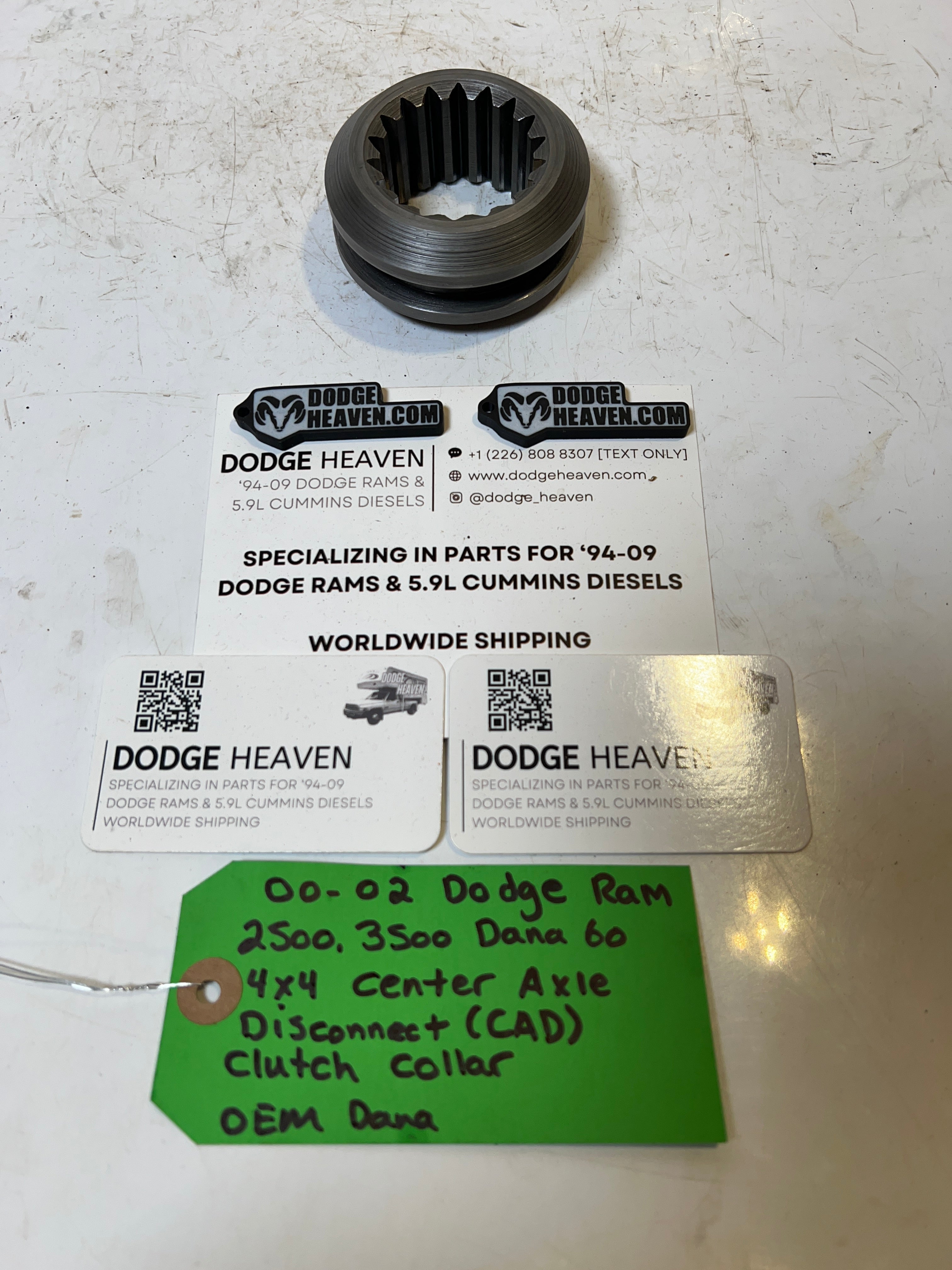 2000-2002 Dodge Ram Dana 60 Center Axle Disconnect (CAD) Clutch Collar